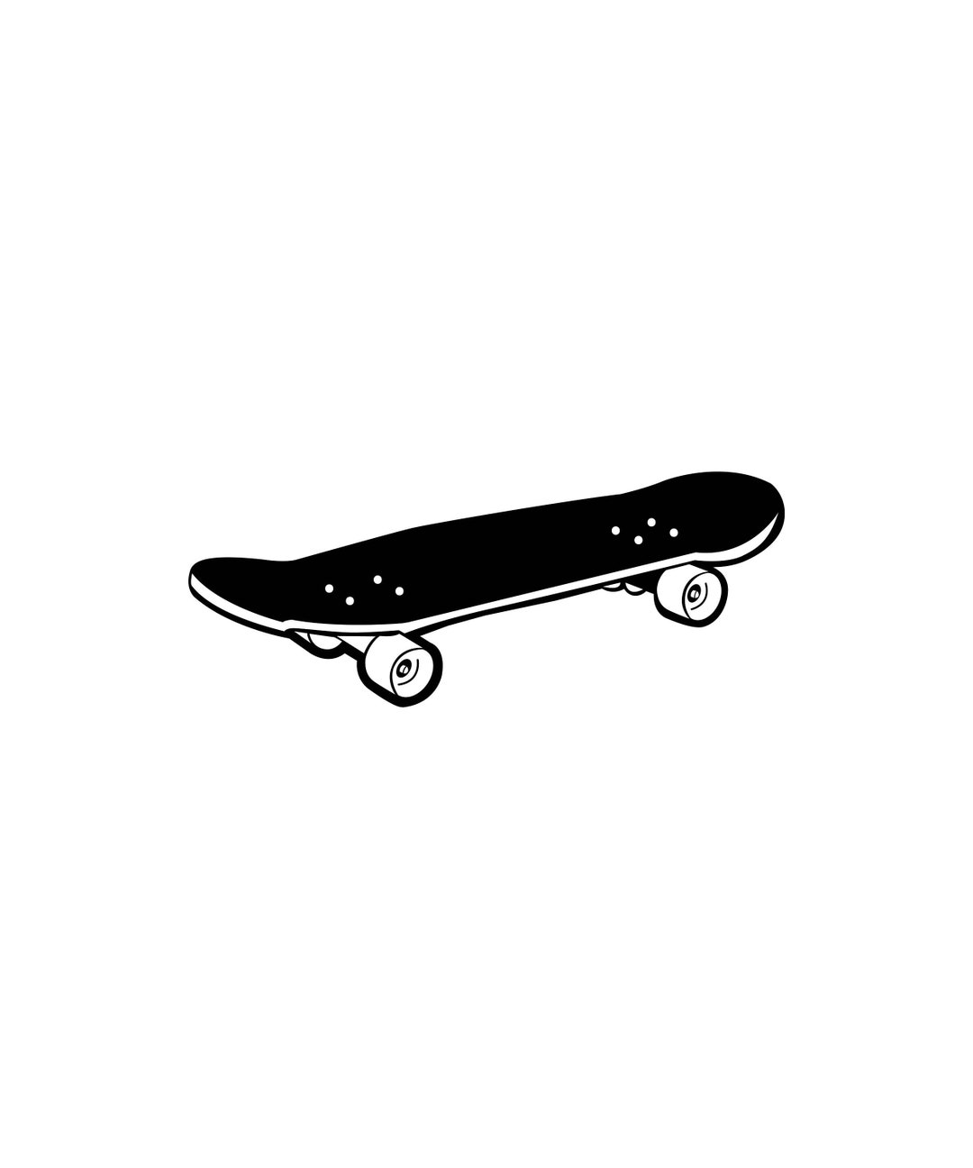 Skateboard SVG / SVG Cut File / Car Decal SVG / Instant Download ...