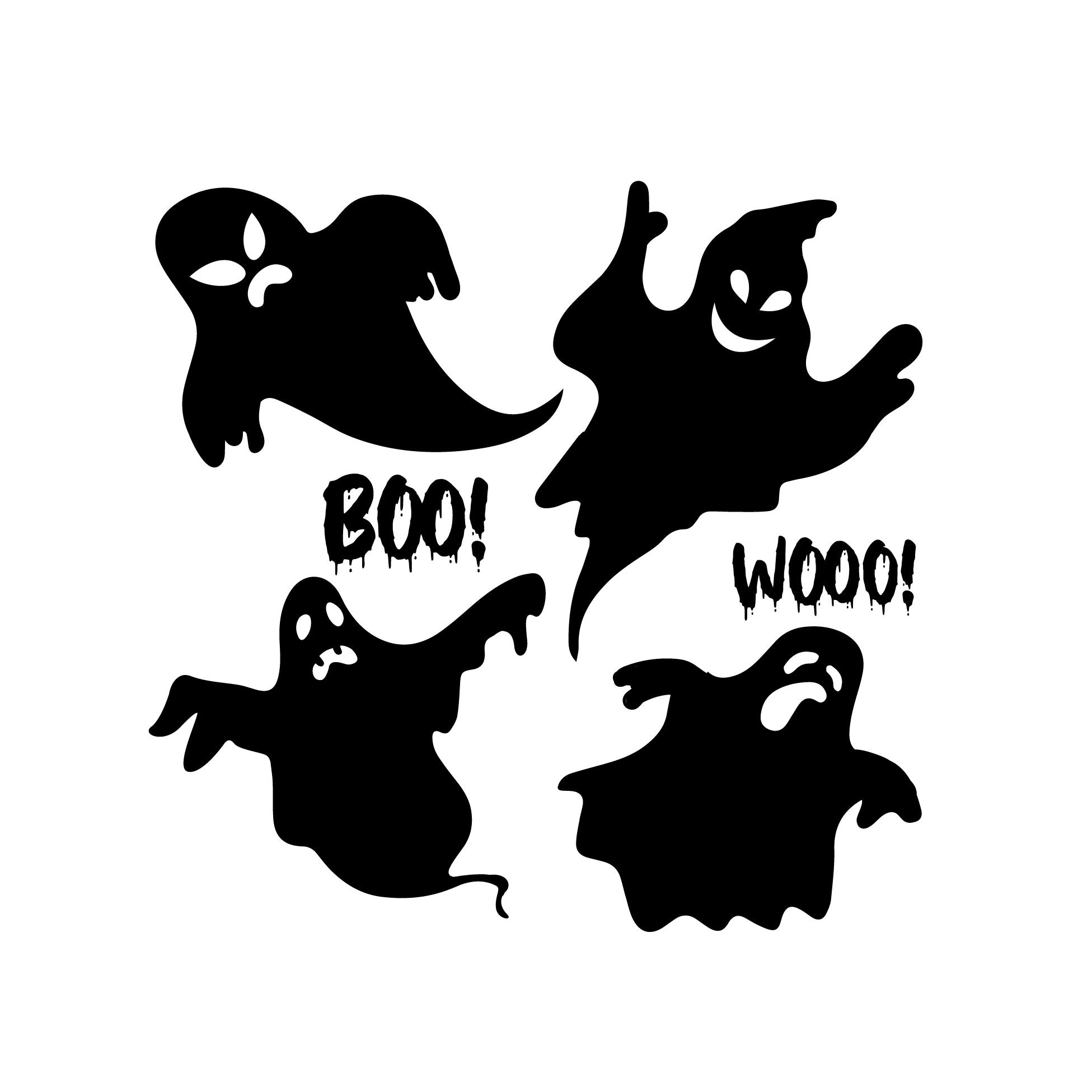 Ghost Halloween Scary SVG / Cut File / Decal SVG / Instant - Etsy