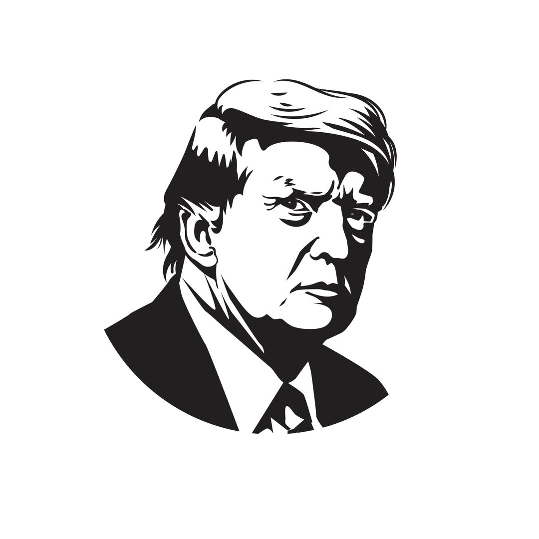 Trump 2 / Trump SVG / SVG Cut File / Car Decal SVG / Instant Download ...