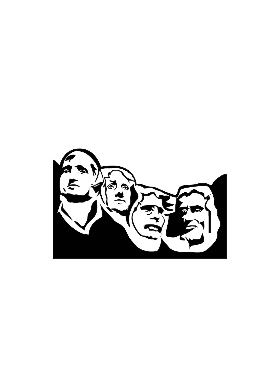 Mt. Rushmore President SVG / SVG Cut File / Car Decal SVG / Instant ...