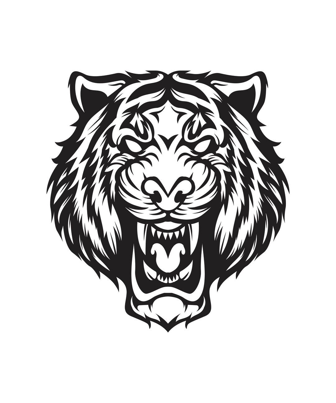 Tiger SVG / Cut File / Car Decal SVG / Instant Download / Printable ...