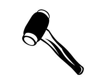 Hammer Silhouette SVG Files Hammer Outline Cut Files - Etsy