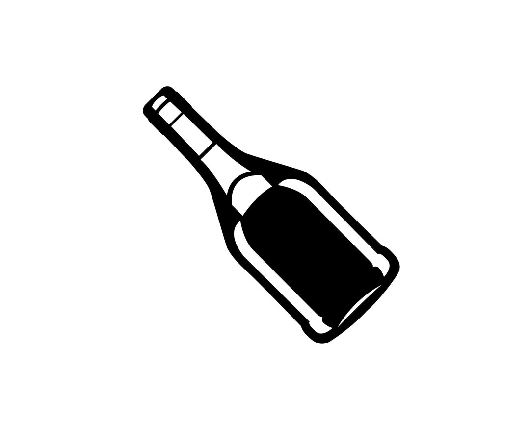 Brandy Bottle 1 SVG / SVG Cut File / Brandy Bottle 1 Decal SVG ...