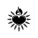 Heart/ Flame / Tattoo SVG / SVG Cut File / Car Decal SVG / Instant ...