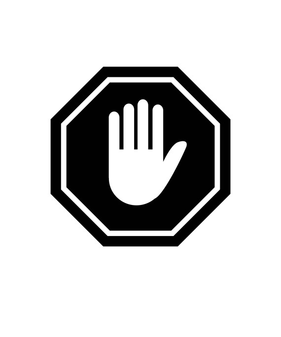 Stop Sign SVG / SVG Cut File / Car Decal SVG / Instant | Etsy