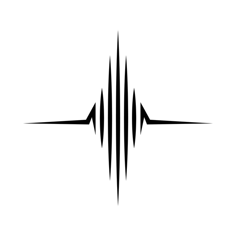 Sound Wave SVG / SVG Cut File / Car Decal SVG / Instant Download ...