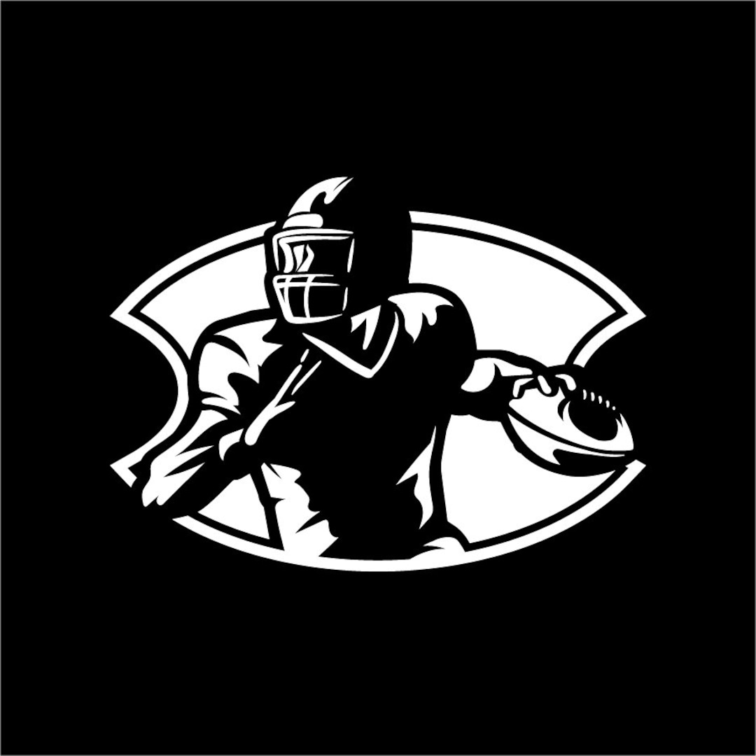 Football 2 SVG / SVG Cut File / Car Decal SVG / Instant Download ...