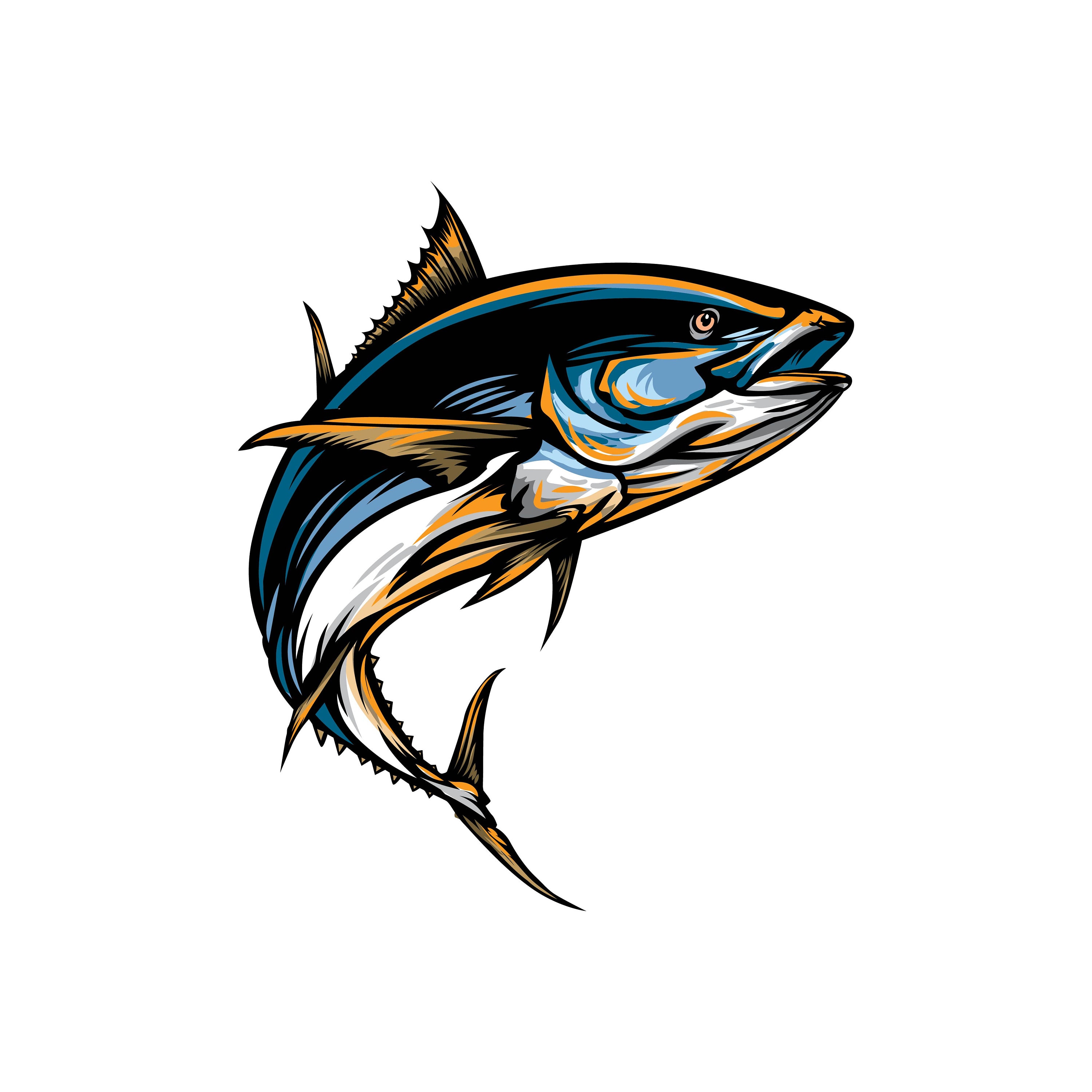 Yellowfin Tuna Silhouette