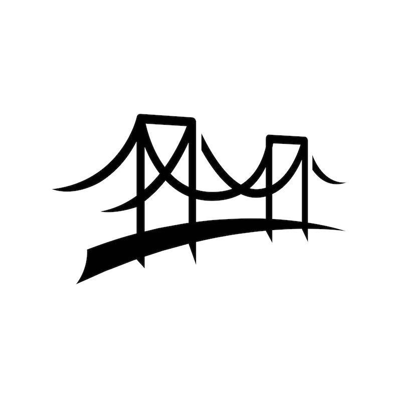 Bridge SVG / SVG Cut File / Car Decal SVG / Instant Download ...