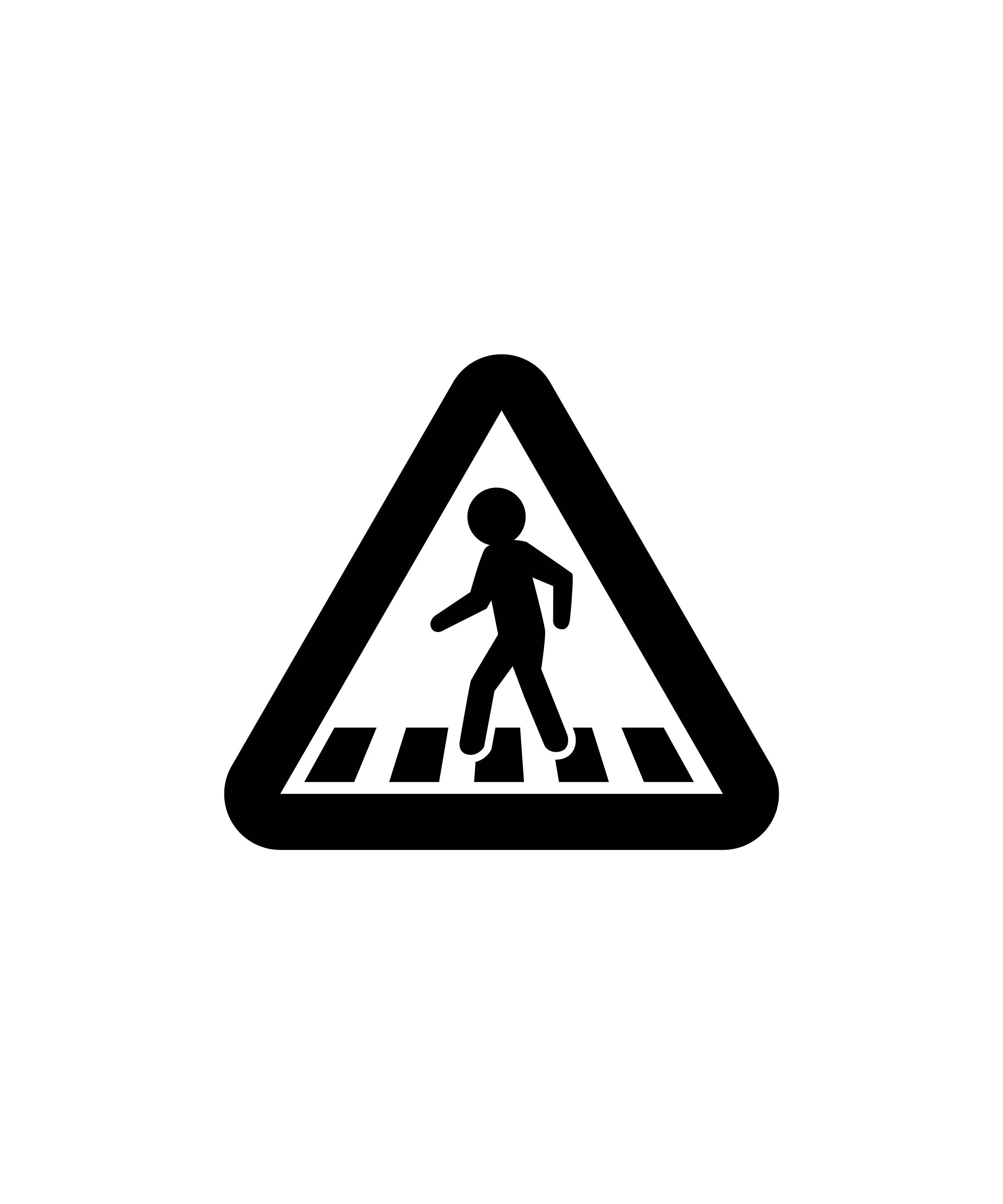 Pedestrian Crossing Sign SVG / SVG Cut File / Car Decal SVG / Instant ...
