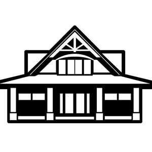 Cabin/ House/ SVG / SVG Cut File / Car Decal SVG / Instant Download ...