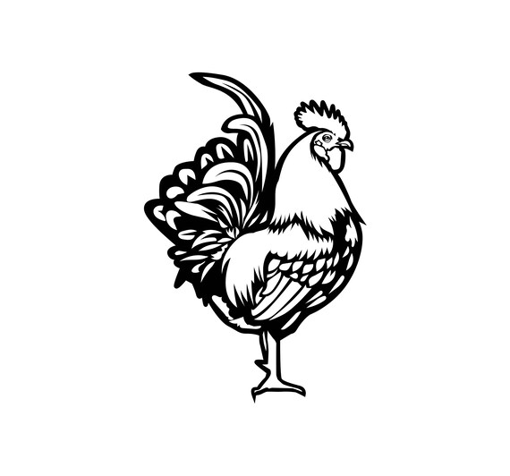 Rooster SVG / SVG Cut File / Car Decal SVG / Instant Download | Etsy Canada