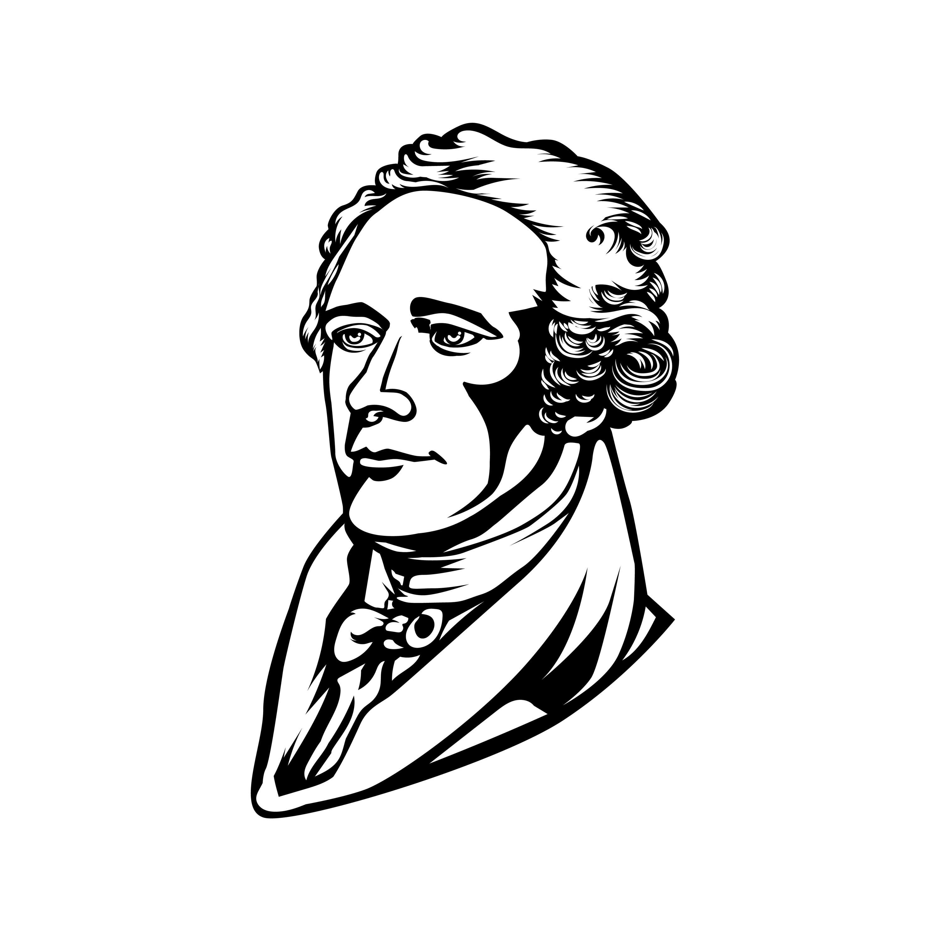 Alexander Hamilton / SVG Cut File / Car Decal SVG / Instant Download ...