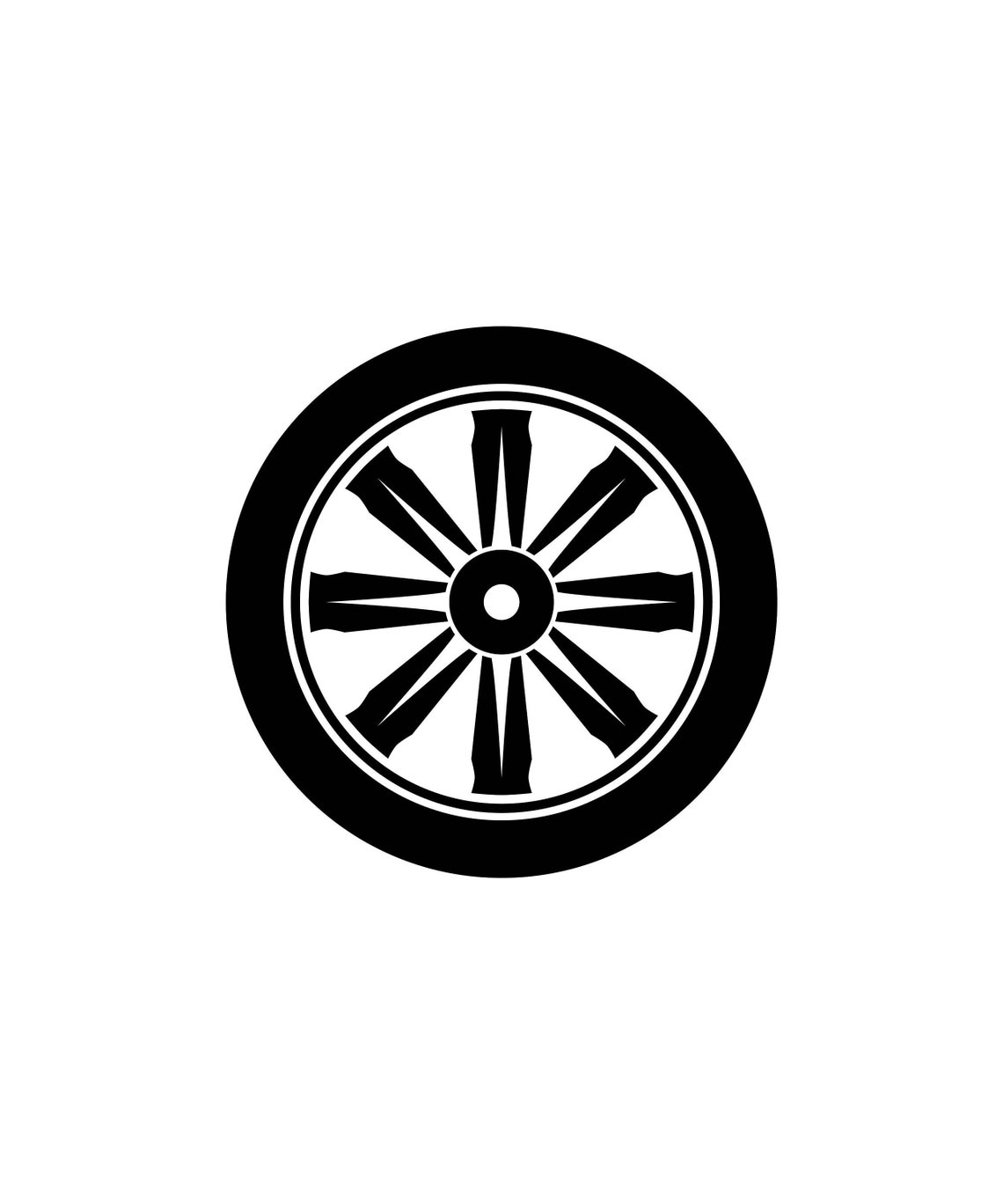 Wheel SVG / SVG Cut File / Car Decal SVG / Instant Download / Printable ...