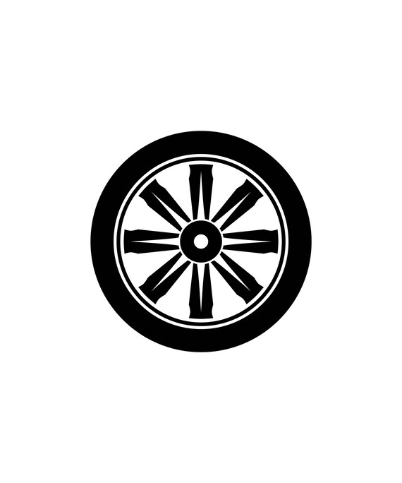 Wheel SVG / SVG Cut File / Car Decal SVG / Instant Download / - Etsy