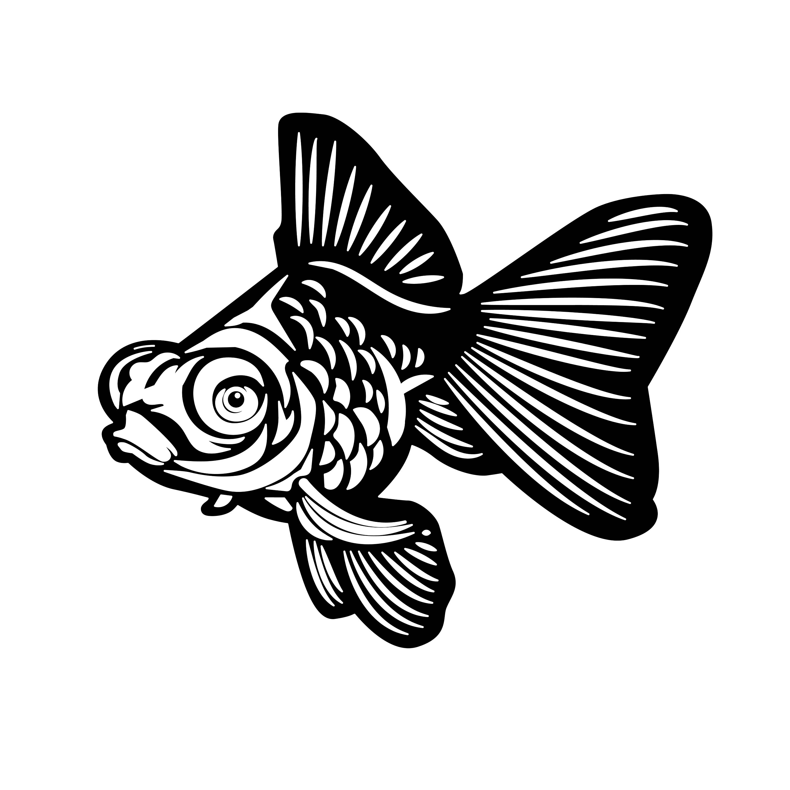 Goldfish / SVG / SVG Cut File / Car Decal SVG / Instant - Etsy UK