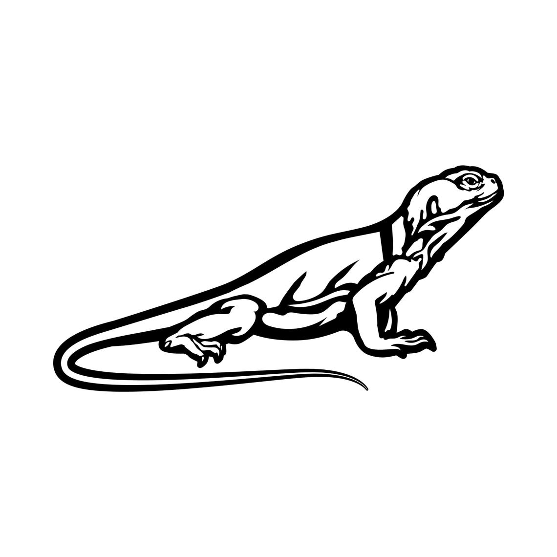 Lizard SVG / SVG Cut File / Car Decal SVG / Instant Download ...