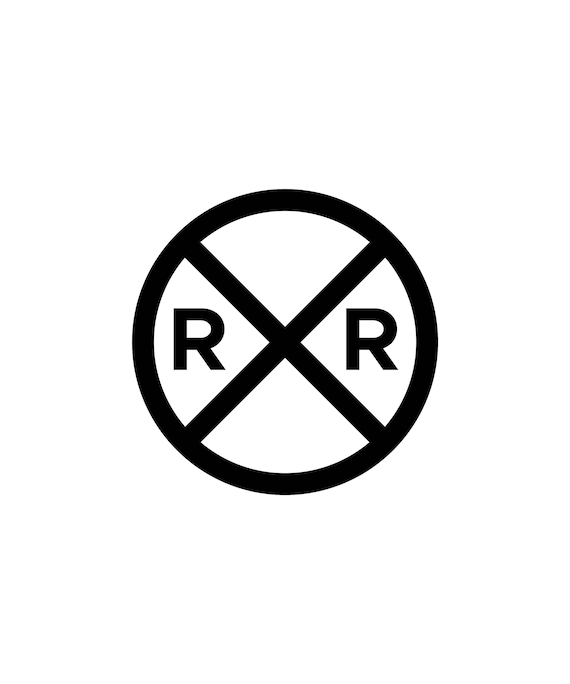 Railroad Crossing Sign SVG / SVG Cut File / Car Decal SVG / | Etsy