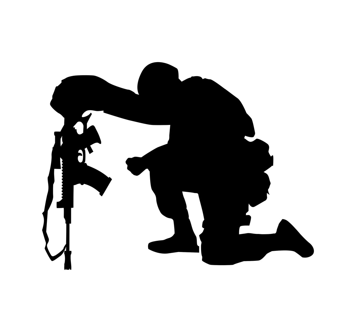 Soldier SVG / SVG Cut File / Car Decal SVG / Instant Download ...