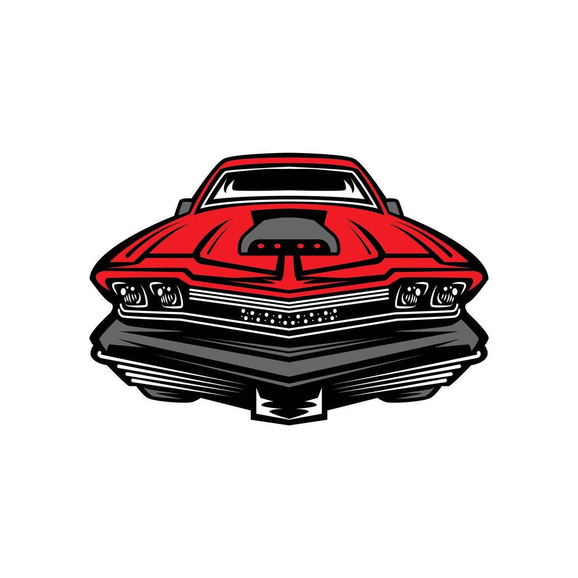 Muscle Car SVG / SVG Cut File / Car Decal SVG / Instant Download ...