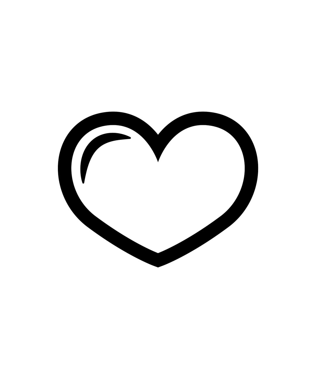 Heart SVG / SVG Cut File / Car Decal SVG / Instant Download / Printable ...