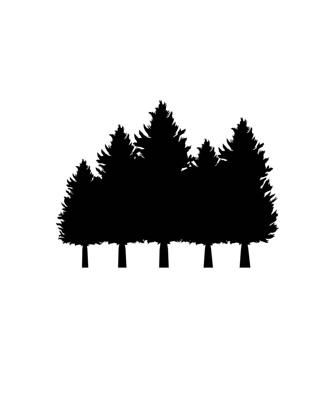 Pine Tree Camping 2 SVG / SVG Cut File / Car Decal SVG / Instant ...
