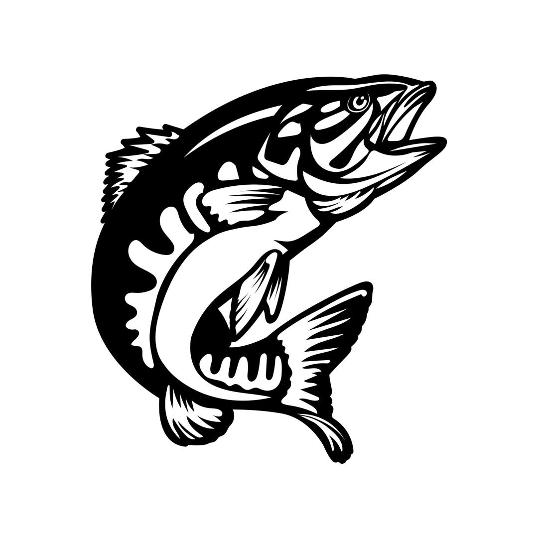 Fish 1 SVG / SVG Cut File / Car Decal SVG / Instant Download ...