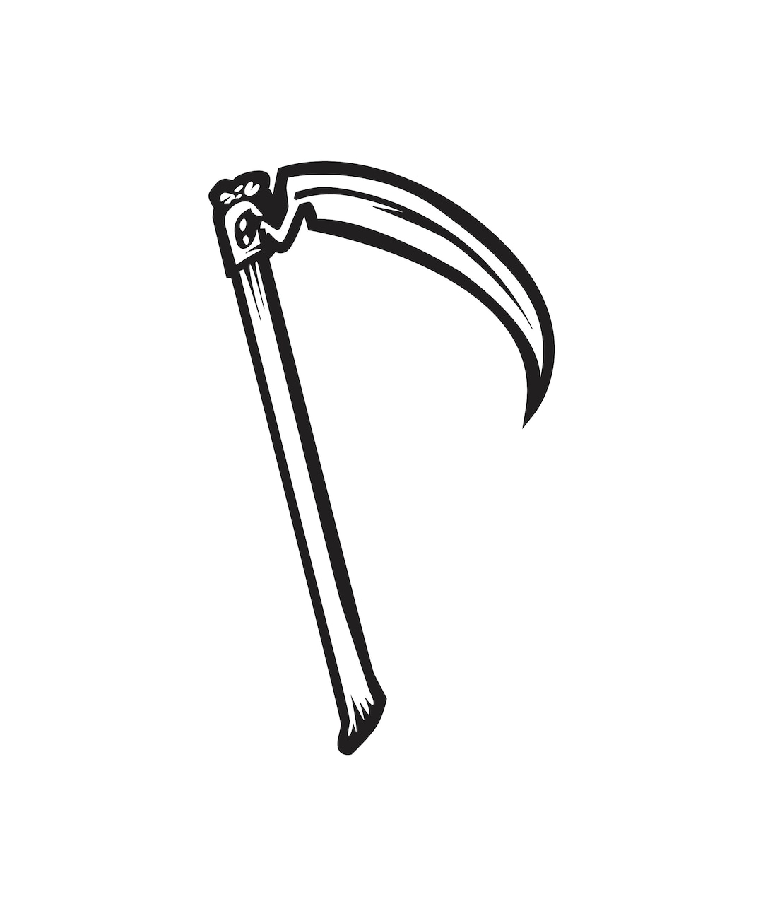 Scythe SVG / SVG Cut File / Car Decal SVG / Instant Download ...