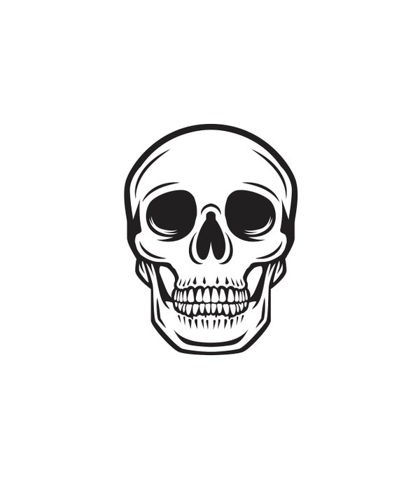 Skull SVG / SVG Cut File / Car Decal SVG / Instant Download / | Etsy