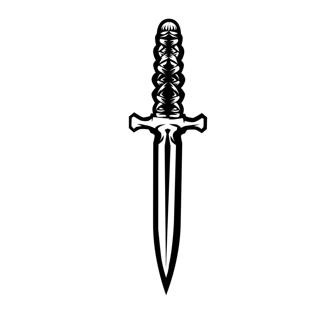 Dagger SVG / SVG Cut File / Car Decal SVG / Instant Download ...