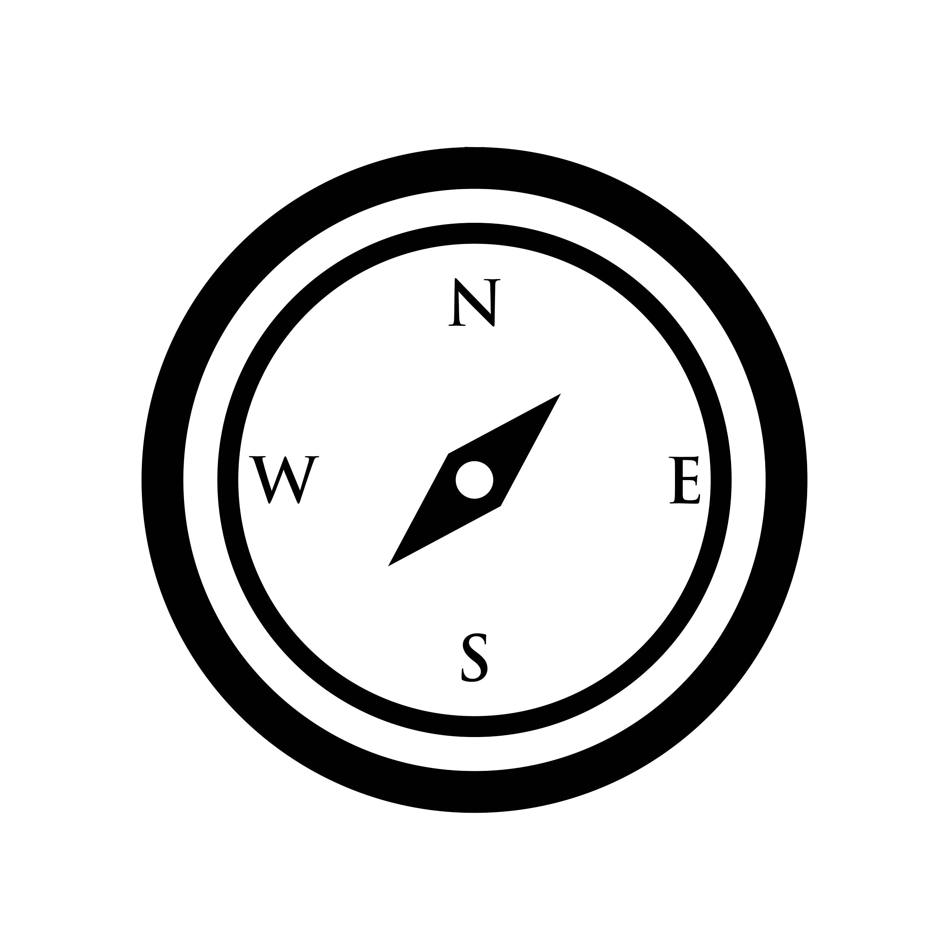 Compass SVG / SVG Cut File / Car Decal SVG / Instant Download ...