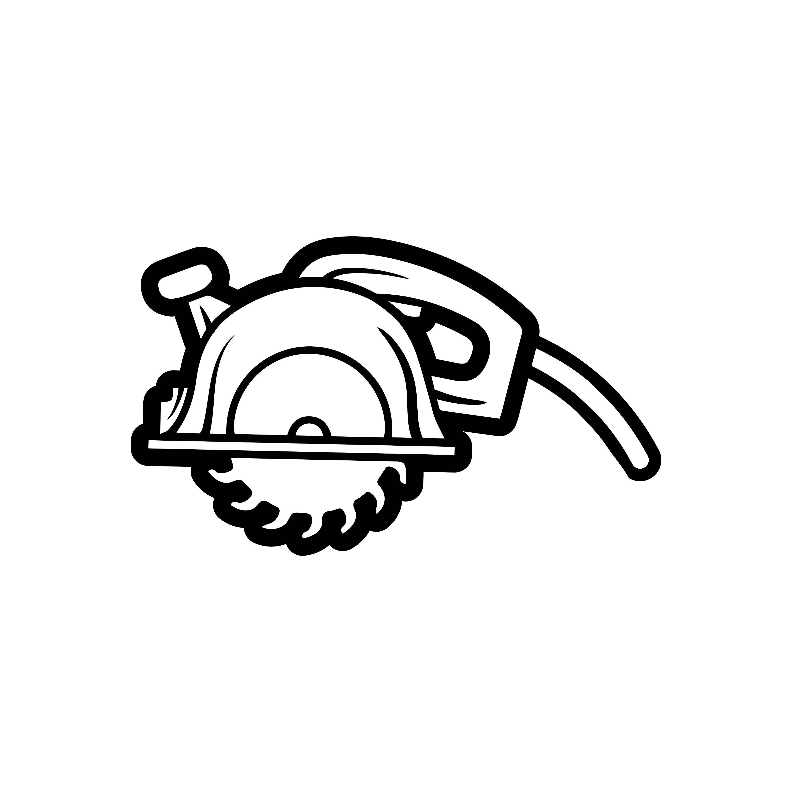 Saw SVG / SVG Cut File / Car Decal SVG / Instant Download / Printable ...