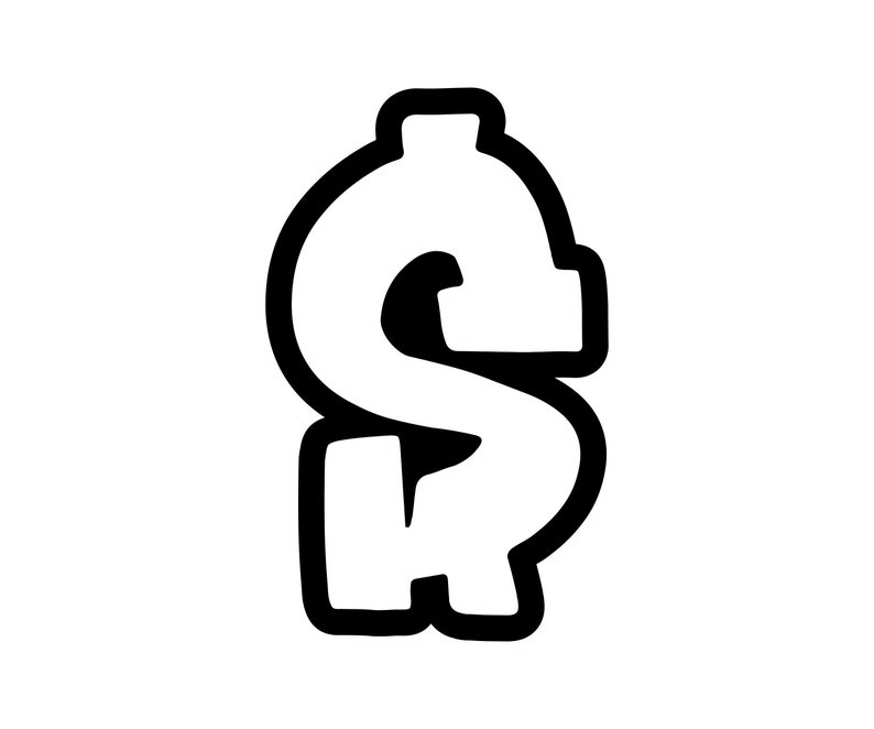 Dollar SVG / SVG Cut File / Car Decal SVG / Instant Download ...