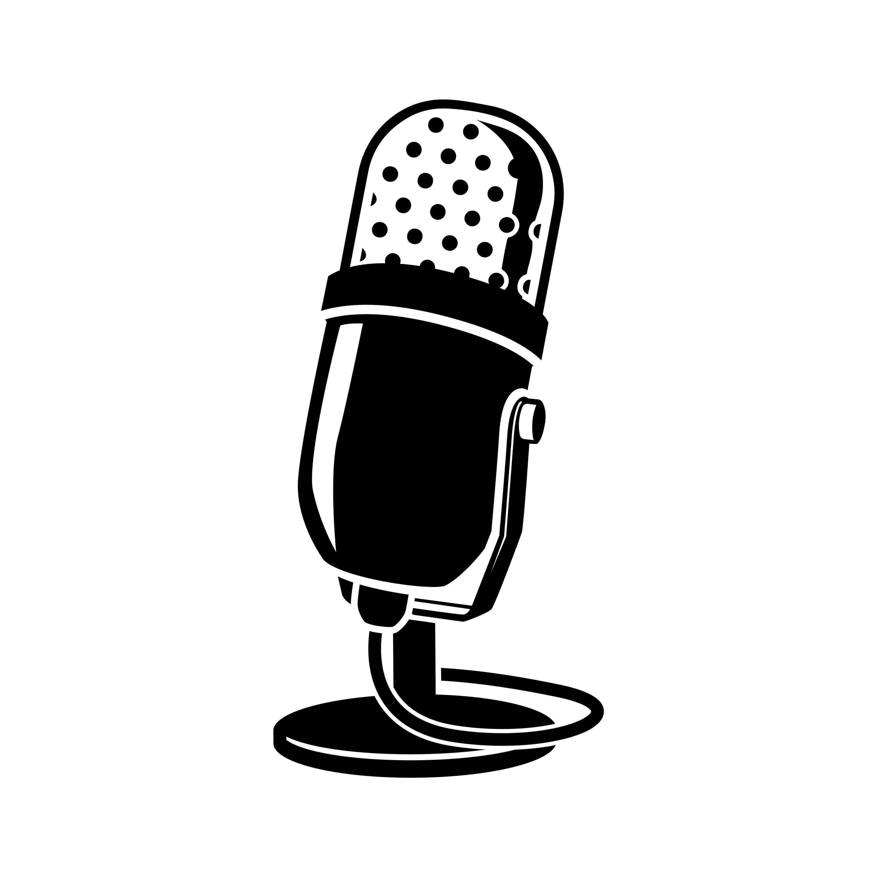 Podcast Microphone SVG / SVG Cut File / Car Decal SVG / Instant ...