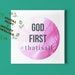 God First Printable Wall Art / INSTANT Download/motivational Quote ...