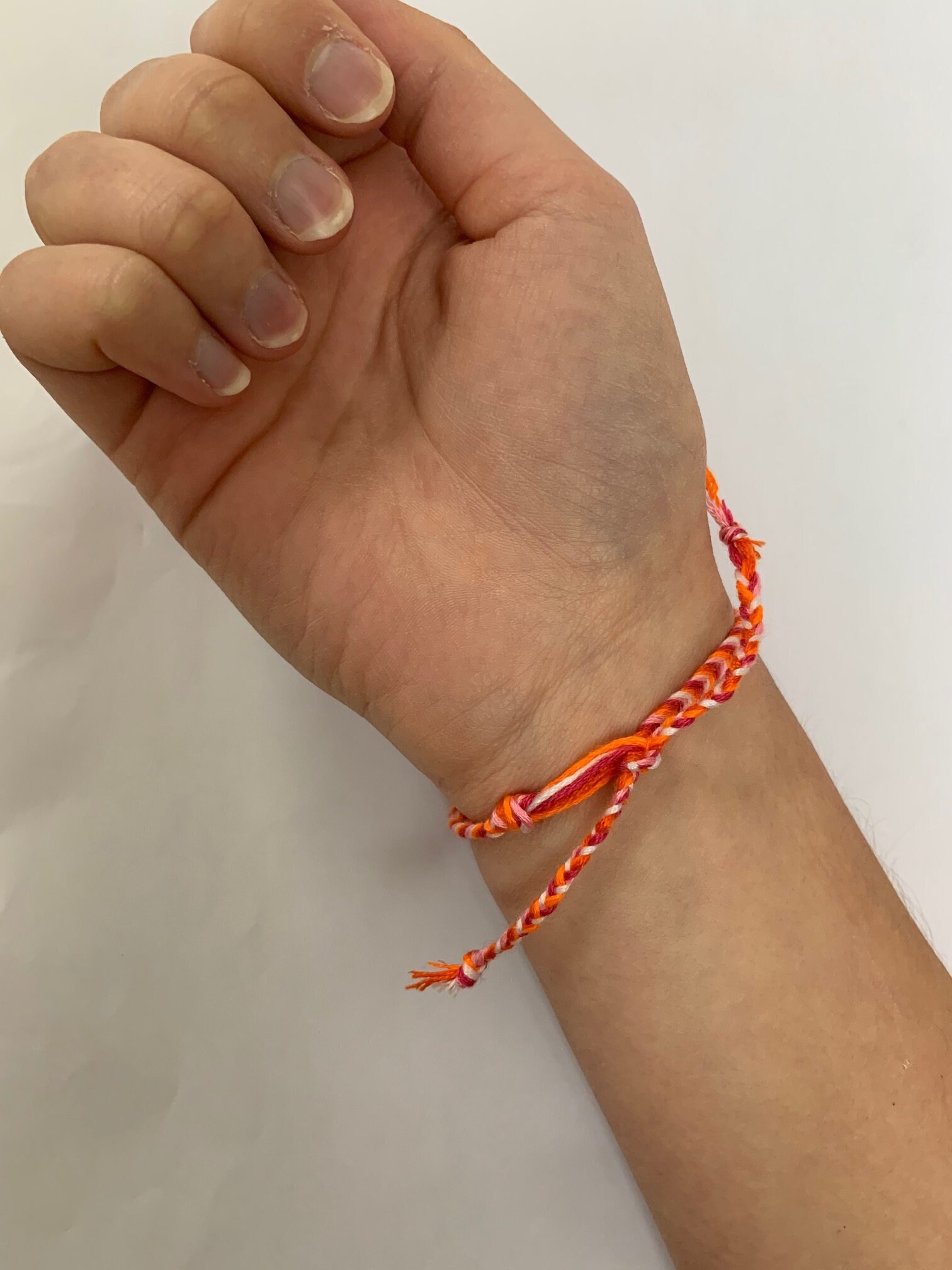 LGBTQ PRIDE Handmade Fishtail Adjustable Friendship Bracelet - Etsy