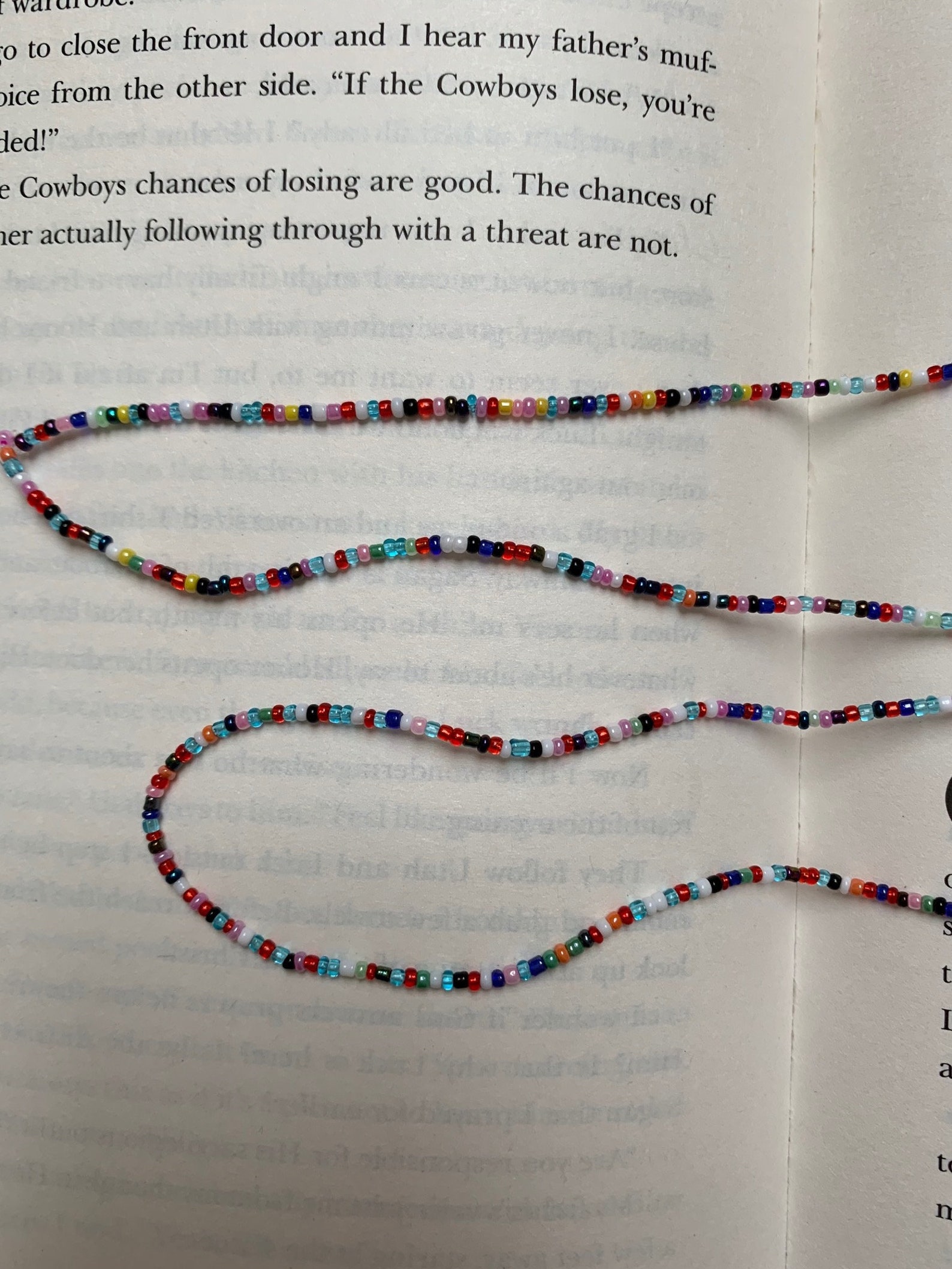 Multicolour seed bead necklace outer banks style | Etsy