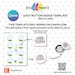 58mm Button Badges Template (canva) - 2.28 Inches - Etsy