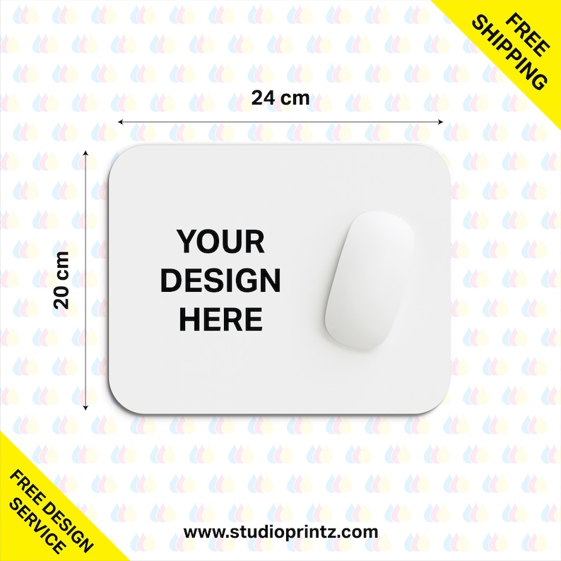 Custom Mouse Mats - Customise Your Own 24cm X 20cm Mouse Mats With Any ...