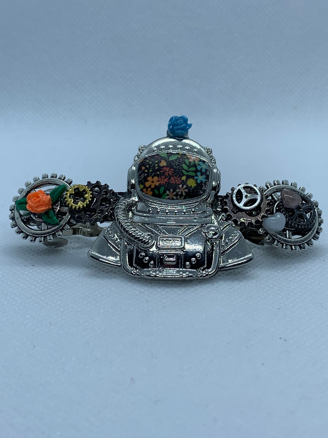 Astronaut Steampunk French Barrette Hair - Etsy