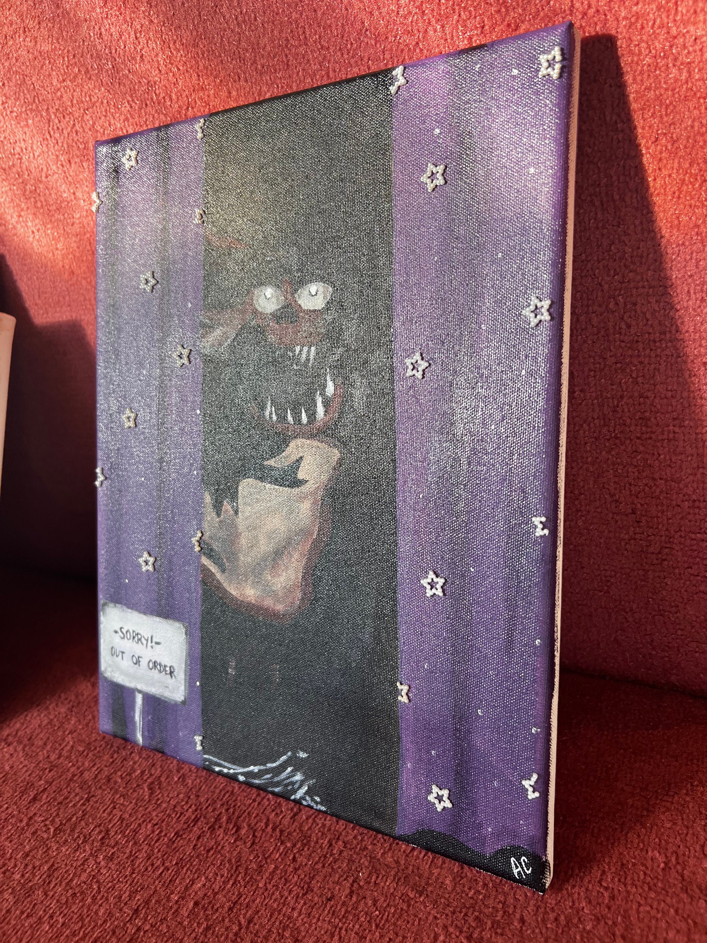 Foxy Five Nights at Freddys Original Art by Astryd Renee FNAF - Etsy