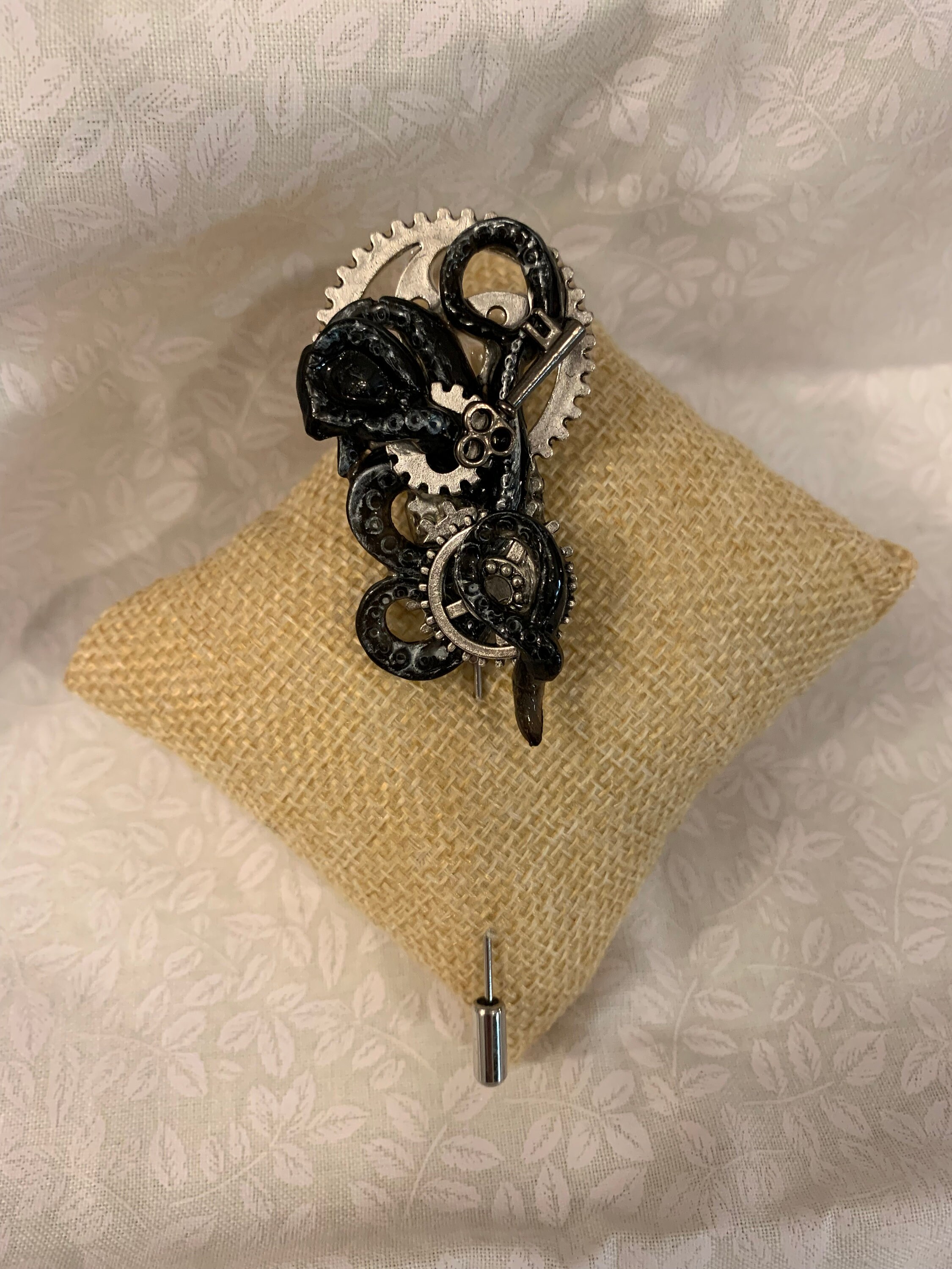 Steampunk Octopus Tentacles Lapel/hat Pin - Etsy