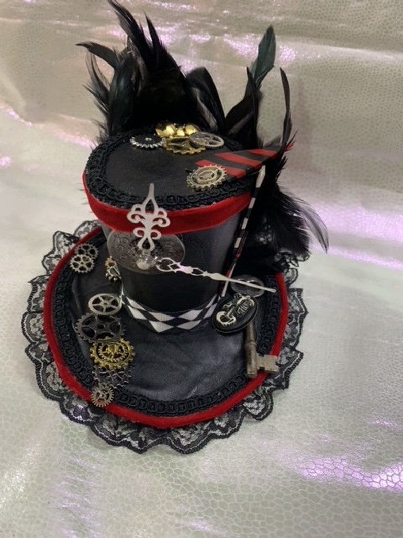 Steampunk Mini Top Hat Circus With Clock - Etsy