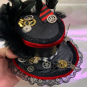 Steampunk Mini Top Hat Circus With Clock - Etsy