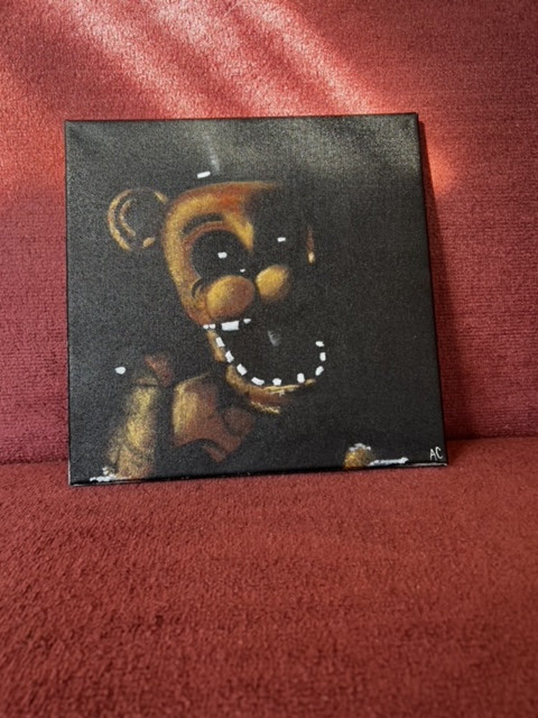 Golden Freddy Original Art by Astryd Renee FNAF Five Nights at Freddys ...