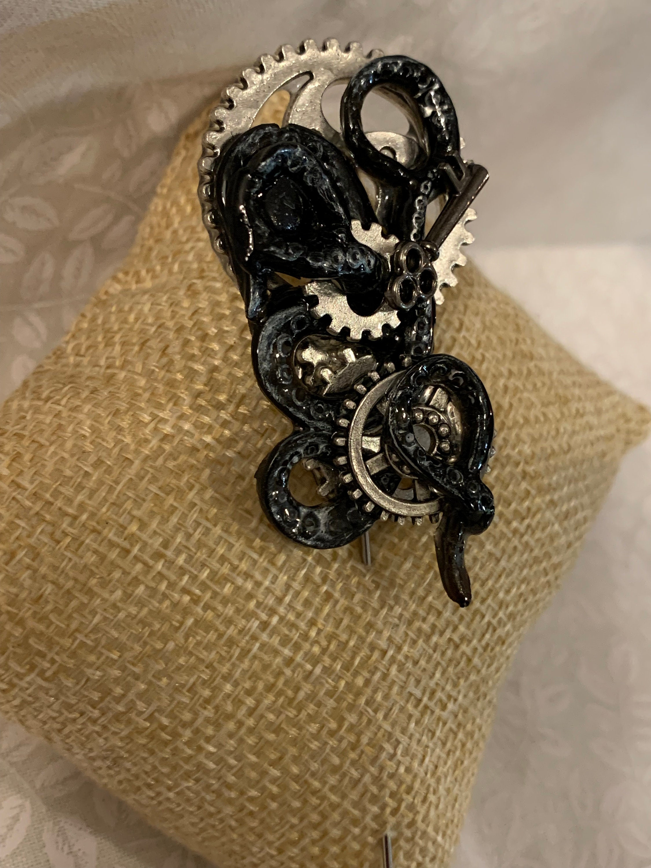 Steampunk Octopus Tentacles Lapel/hat Pin - Etsy