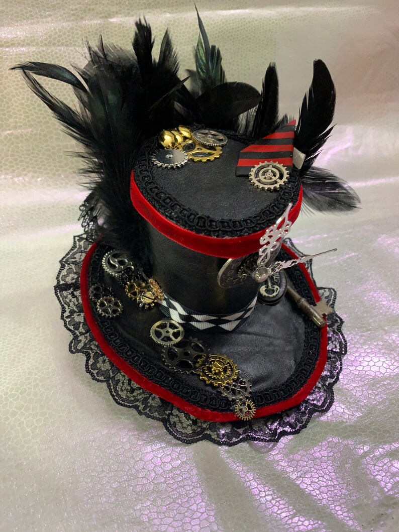 Steampunk Mini Top Hat Circus With Clock - Etsy