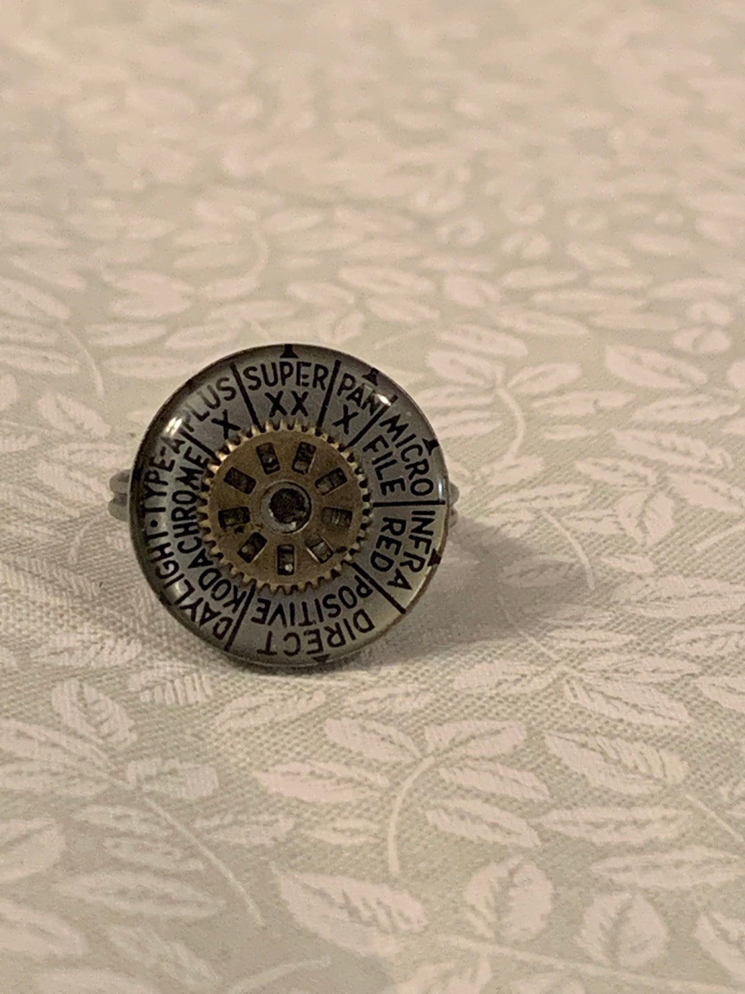 Silver Steampunk Dial Ring - Etsy