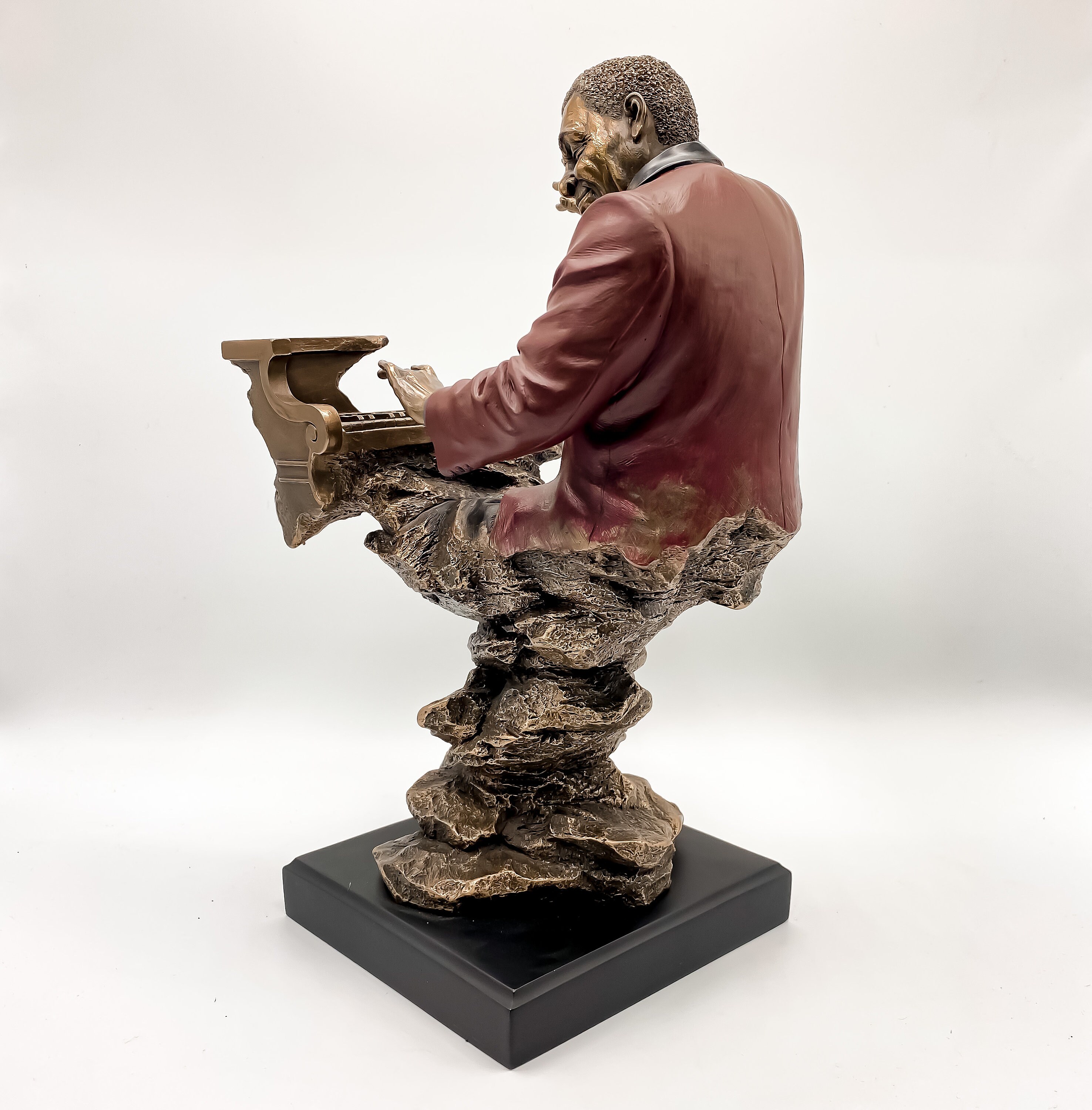 Sculpture Figurines Jazz Band Afro American musician African American ...