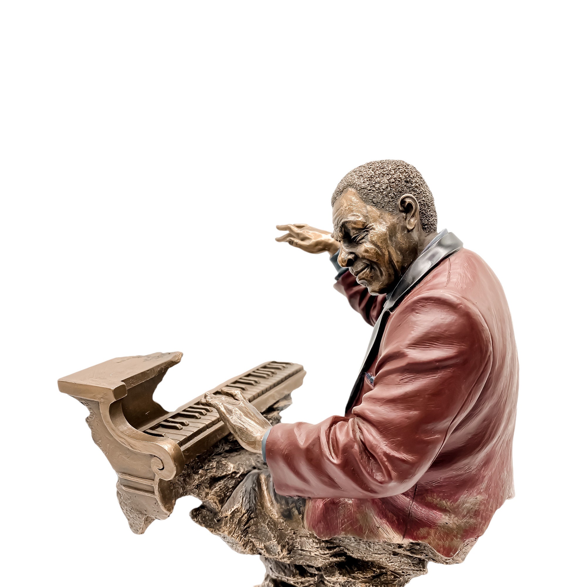 Sculpture Figurines Jazz Band Afro American musician African American ...